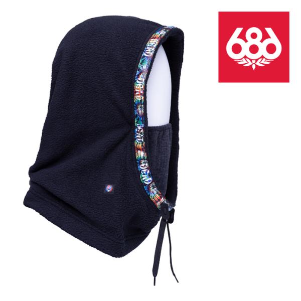 日本正規品 シックスエイトシックス フードウォーマー 23-24 686 TARMAC SHERPA HOOD Grateful Dead Black M2WFMSK03 フェイスマスク スノーボード スキー