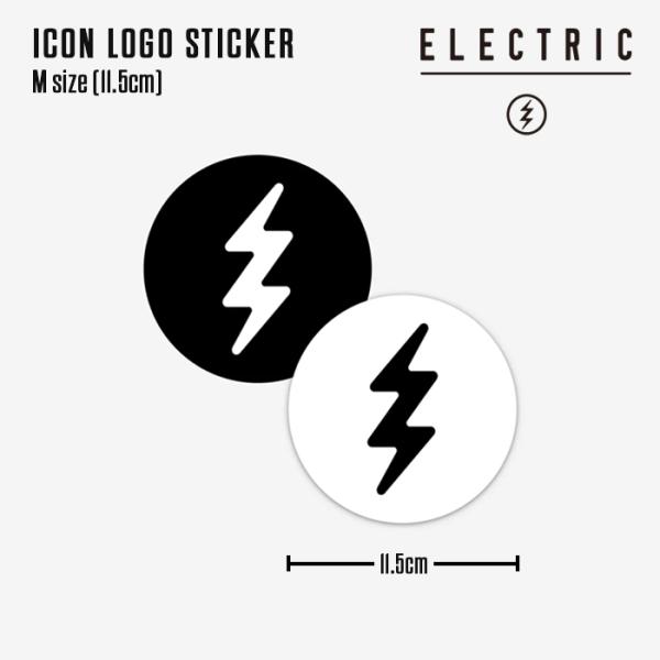 日本正規品 エレクトリック ステッカー ELECTRIC ICON LOGO STICKER Mサイズ アイコン ロゴ ステッカー シール 釣り スノーボード 2024 爆買