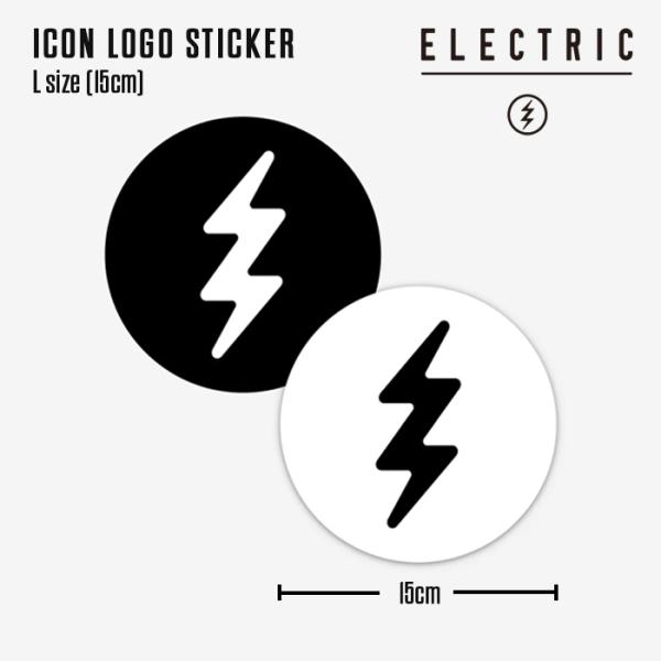 日本正規品 エレクトリック ステッカー ELECTRIC ICON LOGO STICKER Lサイズ アイコン ロゴ ステッカー シール 釣り スノーボード 2024 爆買