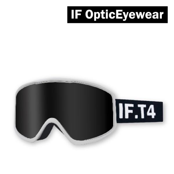 爆買 日本正規品 アイエフ ゴーグル 23-24 if T4 Matte Off White / Smoke SKI SNOWBOARDS GOGGLES スキー スノーボード