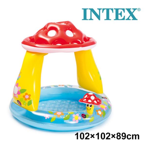 日本正規品 インテックス INTEX マッシュルームベイビープール2 U-57114 ビニールプール 家庭用プール 爆買
