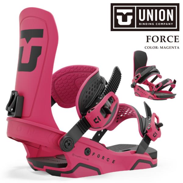 爆買 日本正規品 スノーボード ビンディング ユニオン UNION FORCE Magenta フォース マゼンタ バインディング メンズ 24-25