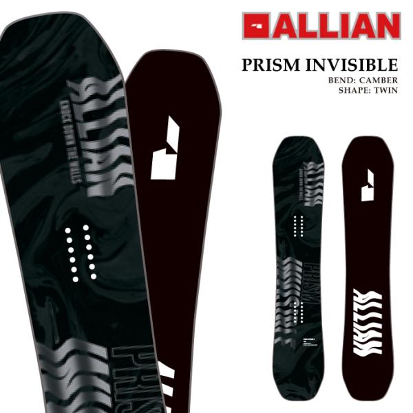 日本正規品 スノーボード 板 アライアン ALLIAN PRISM INVISIBLE プリズム インビジブル メンズ 25-26