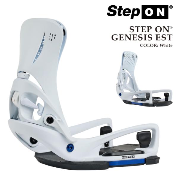 日本正規品 スノーボード ビンディング バートン BURTON MENS STEP ON GENESIS EST White ステップオン ジェネシス イーエスティー バインディング メンズ 25-26 爆買