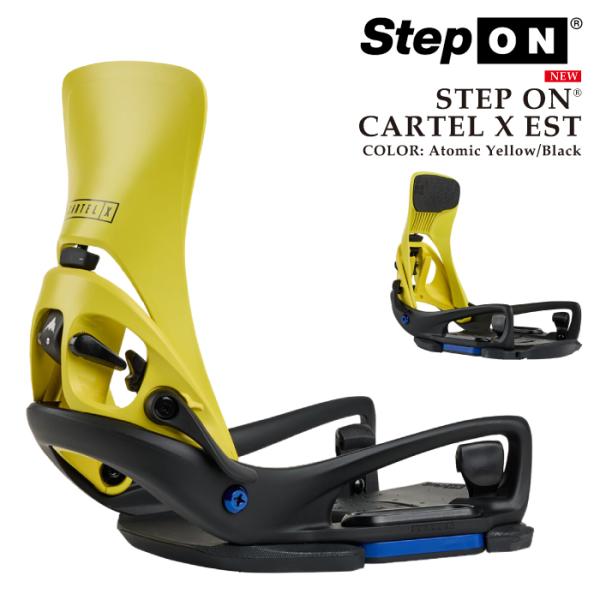 日本正規品 スノーボード ビンディング バートン BURTON MENS STEP ON CARTEL X EST Atomic Yellow Black ステップオン カーテル エックス イーエスティー バインディング メンズ 25-26