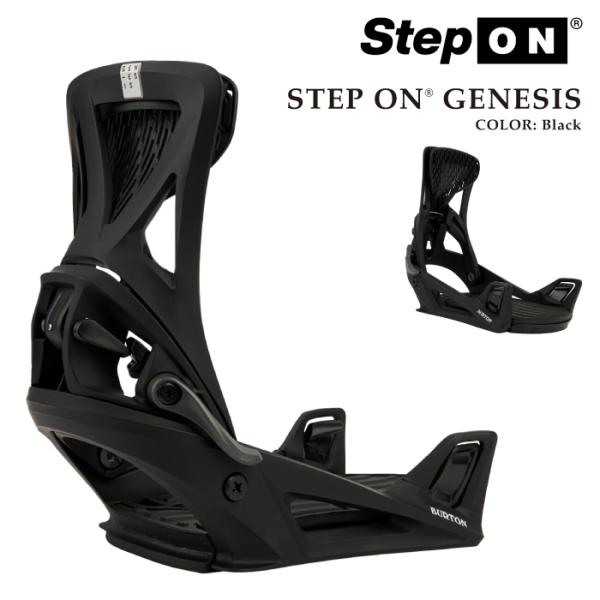 日本正規品 スノーボード ビンディング バートン BURTON MENS STEP ON GENESIS Re:Flex Black ステップオン ジェネシス リフレックス バインディング メンズ 25-26