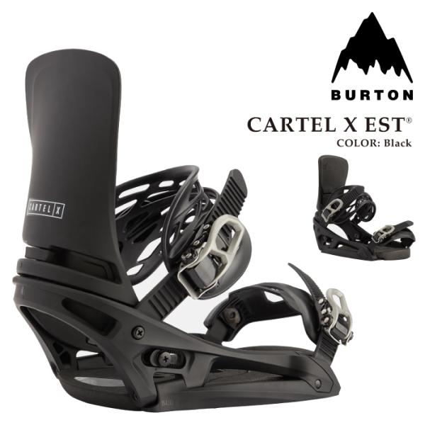 爆買 日本正規品 スノーボード ビンディング バートン BURTON MENS CARTEL X EST Black カーテル エックス イーエスティー バインディング メンズ 25-26