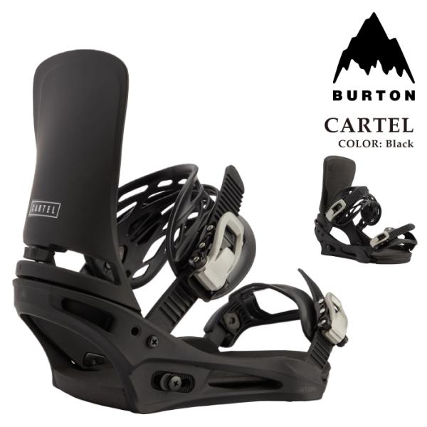 日本正規品 スノーボード ビンディング バートン BURTON MENS CARTEL Re:Flex Black カーテル リフレックス バインディング メンズ 25-26