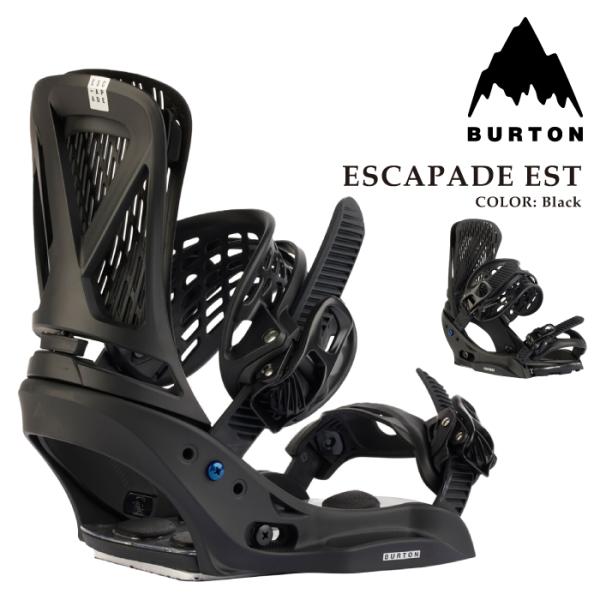 日本正規品 スノーボード ビンディング バートン BURTON WOMENS ESCAPADE EST Black エスカペイド イーエスティー バインディング レディース 25-26 爆買