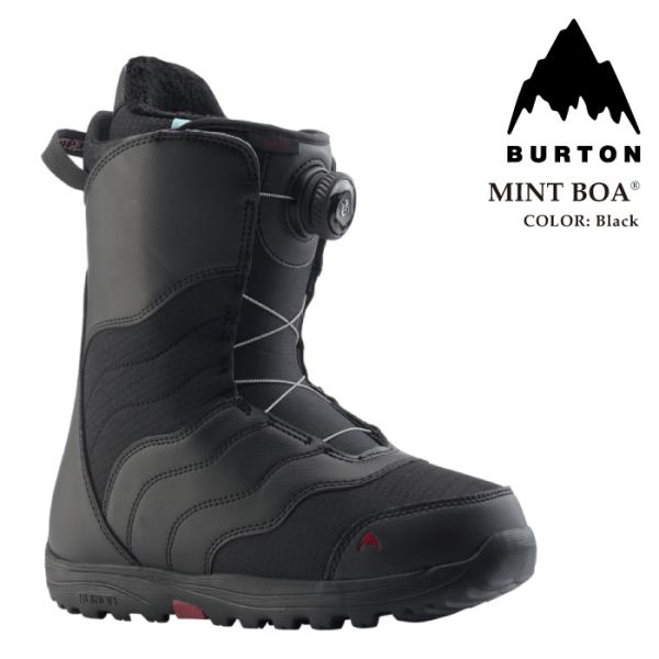 爆買 日本正規品 スノーボード ブーツ バートン BURTON WOMENS MINT BOA WIDE Black ミント ボア ワイド レディース 25-26
