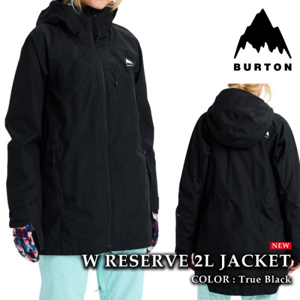 日本正規品 スノーボード ウェア ジャケット バートン BURTON WOMENS RESERVE 2L JACKET True Black レディース 25-26