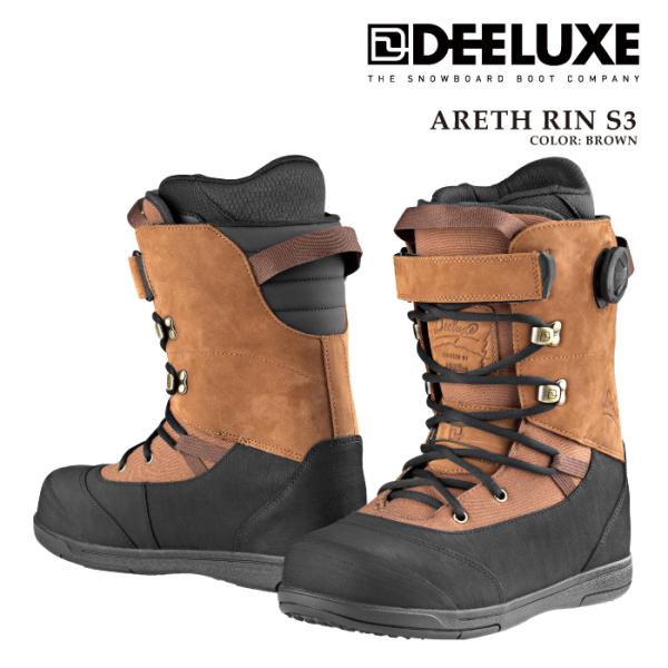 日本正規品 スノーボード ブーツ ディーラックス DEELUXE ARETH RIN S3 Brown アレス リン メンズ レディース 25-26