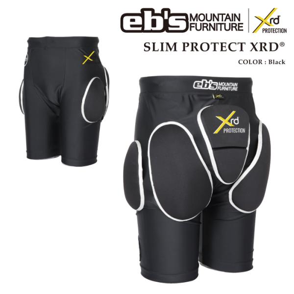 爆買 日本正規品 スノーボード プロテクター エビス EBS SLIM PROTECT XRD Black スリム プロテクト メンズ レディース 25-26