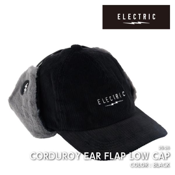 日本正規品 スノーボード スキー 帽子 エレクトリック ELECTRIC CORDUROY EAR FLAP LOW CAP コーデュロイ イヤー フラップ ロー キャップ メンズ レディース 25-26 爆買