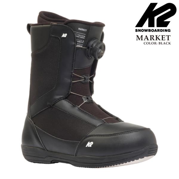 爆買 日本正規品 スノーボード ブーツ ケーツー K2 MARKET Black マーケット メンズ 25-26