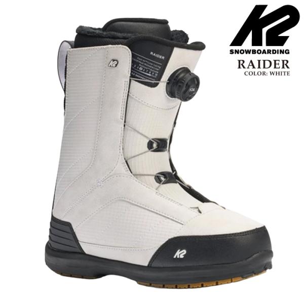 日本正規品 スノーボード ブーツ ケーツー K2 RAIDER White レイダー メンズ 25-26 爆買