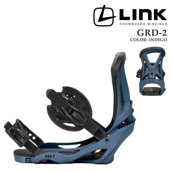 日本正規品 スノーボード ビンディング リンク LINK GRD-2 Indigo バインディング メンズ レディース 25-26 爆買