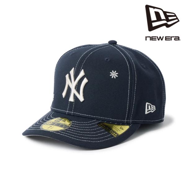 日本正規品 ニューエラ NEW ERA PC 59FIFTY Flower Embroidery ニューヨーク・ヤンキース ネイビー 14744671 キャップ 帽子