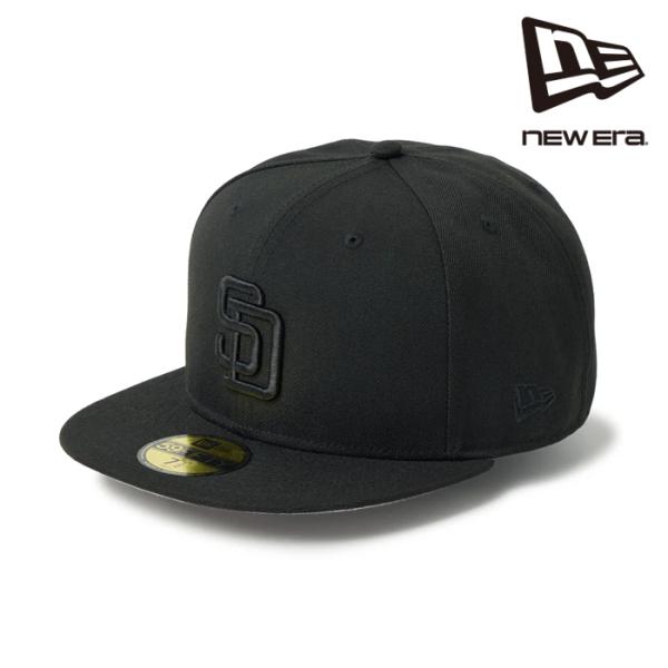 日本正規品 ニューエラ NEW ERA 59FIFTY Tonal Logo サンディエゴ・パドレス ブラック 14745139 キャップ 帽子 爆買