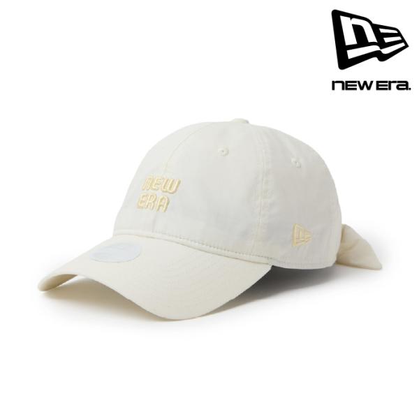 日本正規品 ゴルフ 帽子 キャップ ニューエラ NEW ERA Women’s 9TWENTY ロングバイザー Ribbon アイボリー | ゴルフ 15125259