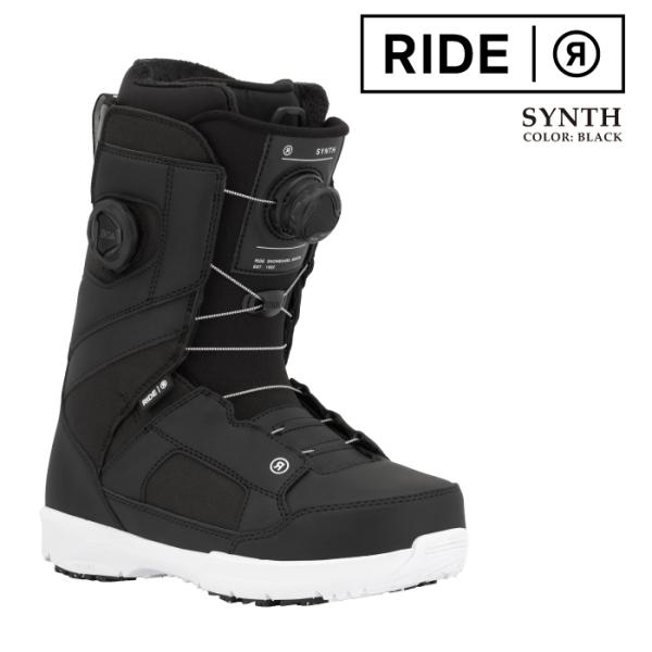 日本正規品 スノーボード ブーツ ライド RIDE SYNTH Black シンス レディース 25-26 爆買