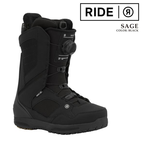 日本正規品 スノーボード ブーツ ライド RIDE SAGE Black セージ レディース 25-26 爆買