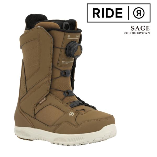 日本正規品 スノーボード ブーツ ライド RIDE SAGE Brown セージ レディース 25-26 爆買