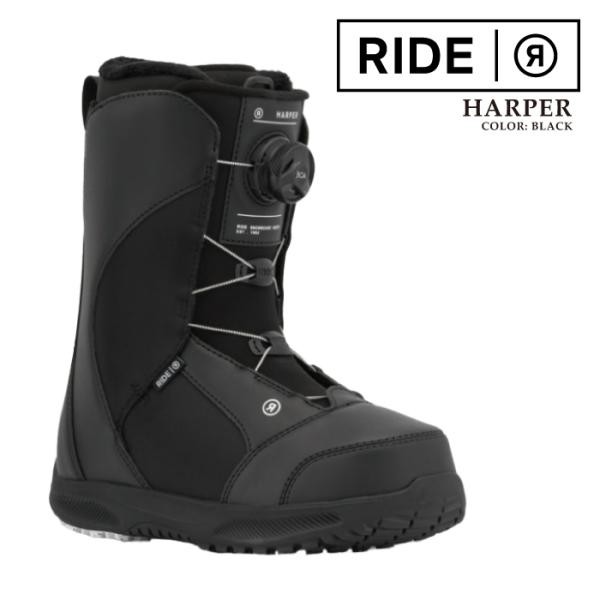 日本正規品 スノーボード ブーツ ライド RIDE HARPER Black ハーパー レディース 25-26 爆買