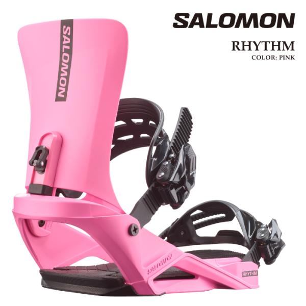 日本正規品 スノーボード ビンディング サロモン SALOMON RHYTHM Pink リズム バインディング メンズ レディース 25-26 爆買