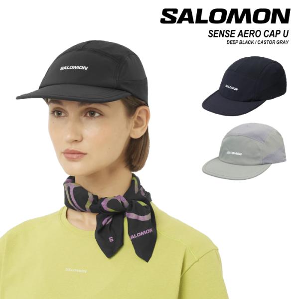 日本正規品 キャップ 帽子 サロモン SALOMON SENSE AERO CAP Deep Black センス エアロ メンズ レディース ユニセックス 2026FW