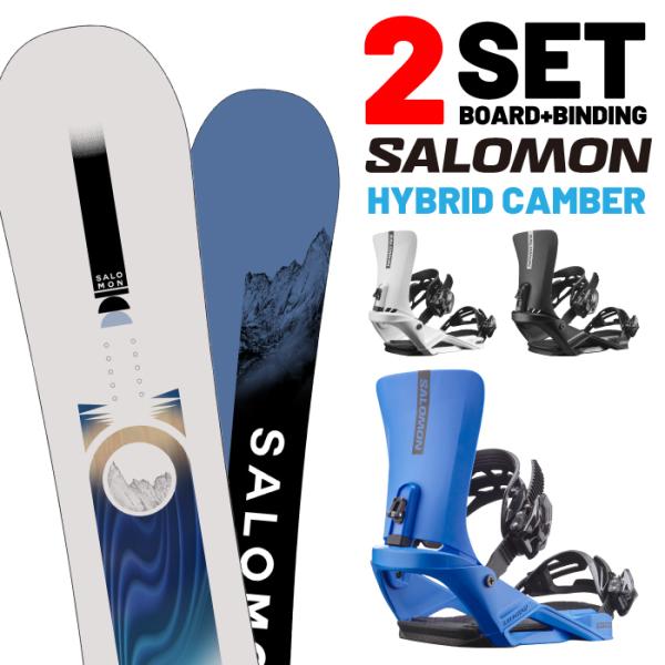 日本正規品 取付可能 スノーボード ビンディング 2点セット サロモン SALOMON REFLECT MEN + RHYTHM リフレクト リズム 板 バインディング メンズ 25-26