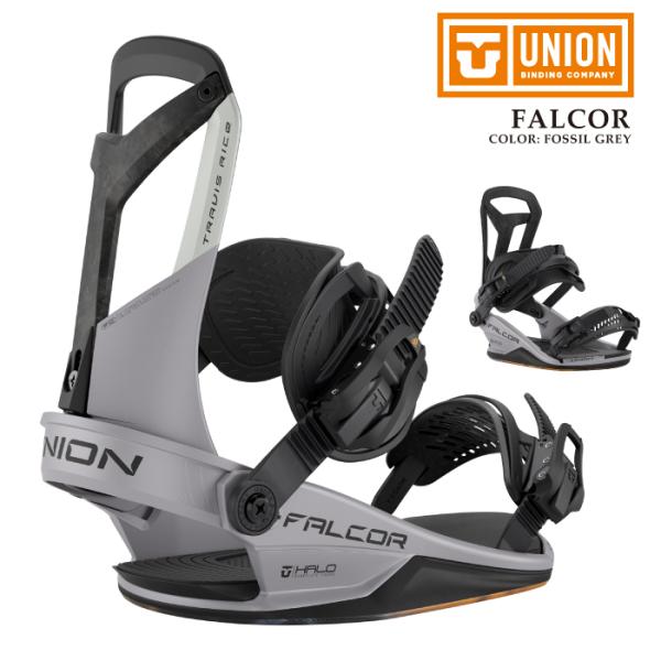 日本正規品 スノーボード ビンディング ユニオン UNION FALCOR Fossil Grey ファルコア バインディング メンズ レディース 25-26 爆買