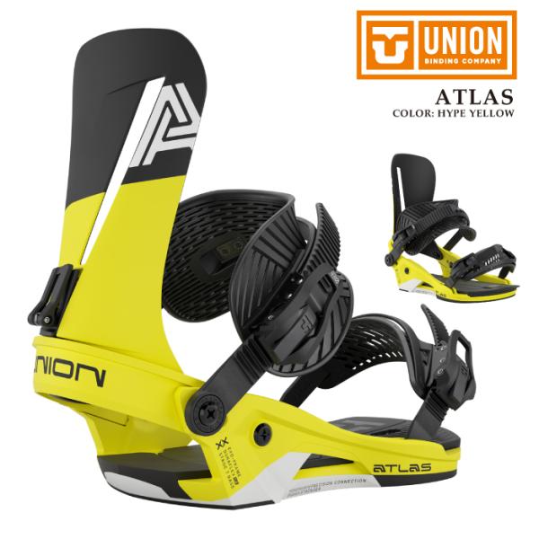 日本正規品 スノーボード ビンディング ユニオン UNION ATLAS Hype Yellow アトラス バインディング メンズ レディース 25-26 爆買