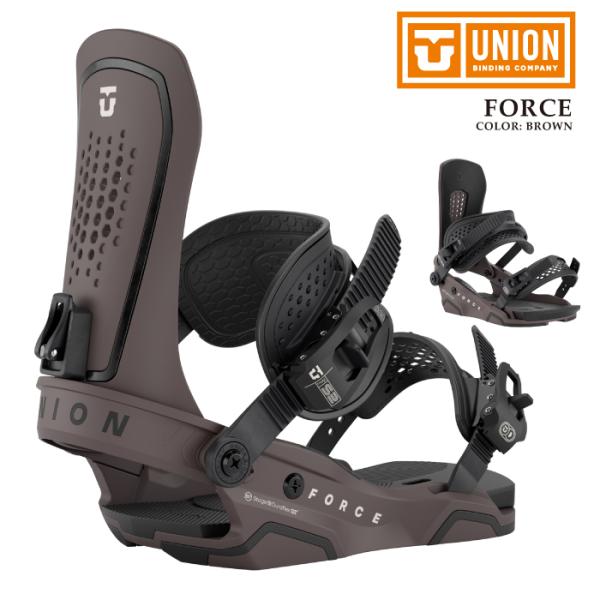 日本正規品 スノーボード ビンディング ユニオン UNION FORCE Brown フォース バインディング メンズ 25-26 爆買