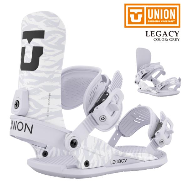 日本正規品 スノーボード ビンディング ユニオン UNION LEGACY Grey レガシー バインディング レディース 25-26 爆買