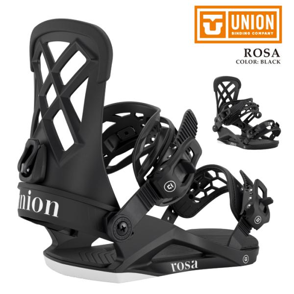 日本正規品 スノーボード ビンディング ユニオン UNION ROSA Black ローサ バインディング レディース 25-26 爆買