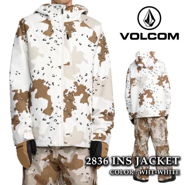 日本正規品 スノーボード ウェア ジャケット ボルコム VOLCOM 2836 INS JACKET White メンズ 25-26 爆買