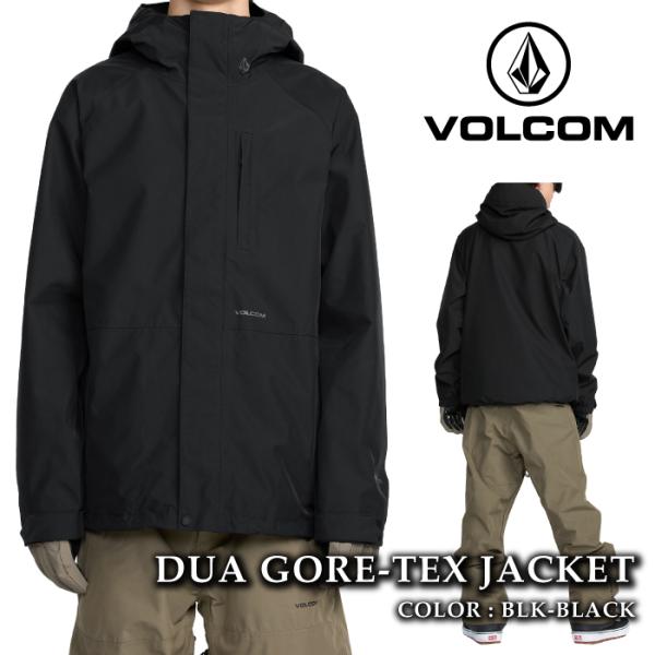 日本正規品 スノーボード ウェア ジャケット ボルコム VOLCOM DUA GORE-TEX JACKET Black ゴアテックス メンズ 25-26 爆買
