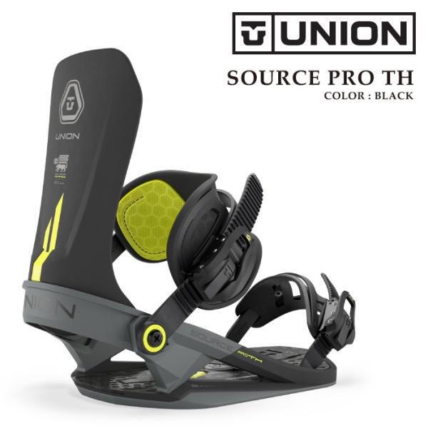 日本正規品 スノーボード ビンディング ユニオン UNION SOURCE PRO TH Black ソース プロ バインディング メンズ レディース 26-27 爆買