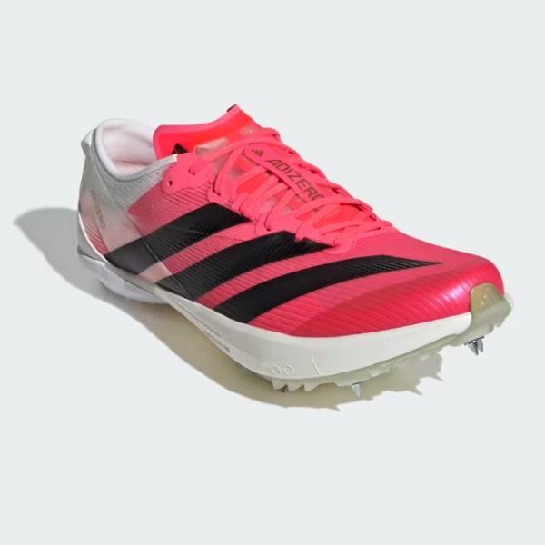 スピードを追求した設計の中距離用陸上スパイク■メーカー：adidas アディダス■品名：ADIZERO AMBITION WC（アディゼロ アンビション）■品番：KJ7105■カラー：ソーラーターボ/コアブラック/ゴールドメタリック■サイズ...