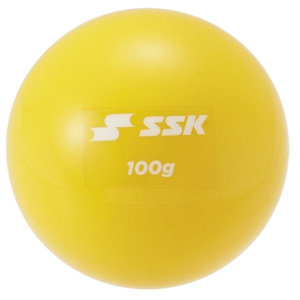指先トレーニングや可動域を広げるトレーニングボール。■メーカー：SSK エスエスケイ■品名：プリペアボール100g■品番：DNB30100■カラー：イエロー■サイズ：F■重量：100g■素材：ボール/PVC、中身/砂■生産国：中国製