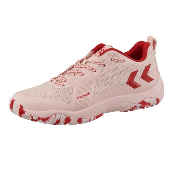 軽量性・クッション性・安定性に優れたハンドボールシューズの万能型トップモデル。軽量性とクッション性を両立したアウトソールに、中足部へ樹脂製のシャンクを搭載し、過度な足のねじれを抑制。前足部へ反発弾性に優れたPORONを搭載し、踏み込みのパワ...