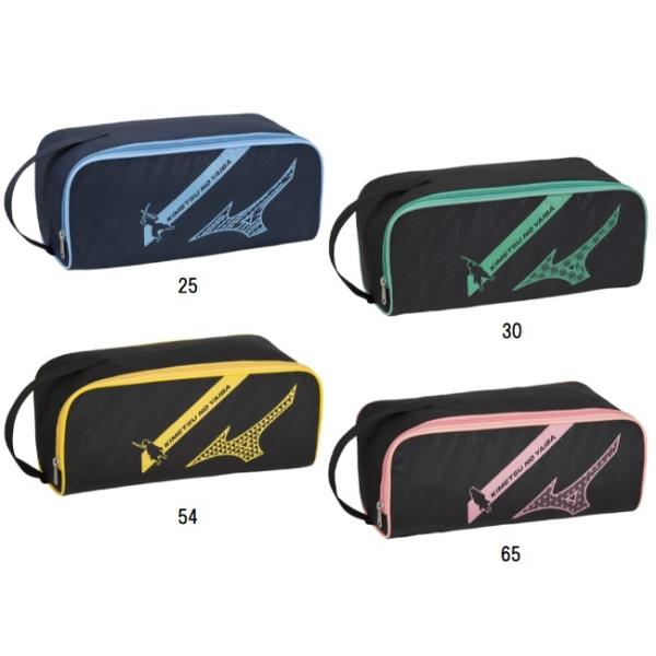 ■メーカー：ミズノ MIZUNO■品名：【鬼滅の刃】シューズケース■品番：63JM2K02■カラー・25（ブルー/伊之助モデル）・30（グリーン/炭治郎モデル）・54（オレンジ/善逸モデル）・65（ピンク/禰豆子モデル）■サイズ：F（L34...