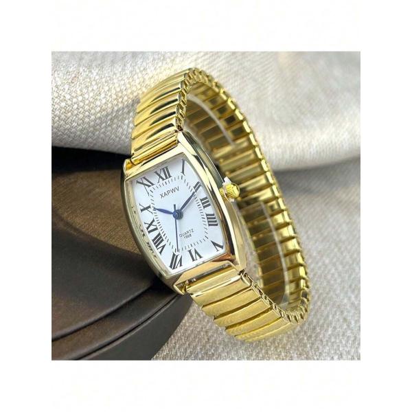 ストラップ素材 : 亜鉛合金表示タイプ : ポインター要素 : 番号スタイル : Vintage着用時期 : デイリー詳細 : ラインストーン時計の形状 : 樽形ケースの色 : ゴールドタイプ : 腕時計素材 : 亜鉛合金ケース素材 : 亜...