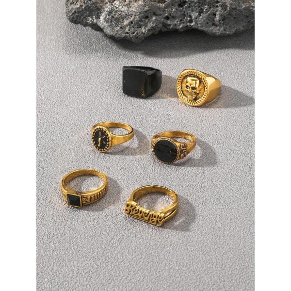 着用時期 : グラマラス要素 : スカルスタイル : ヒップホップカラー : ブロンズ素材 : 亜鉛合金性別 : 男性, カップル