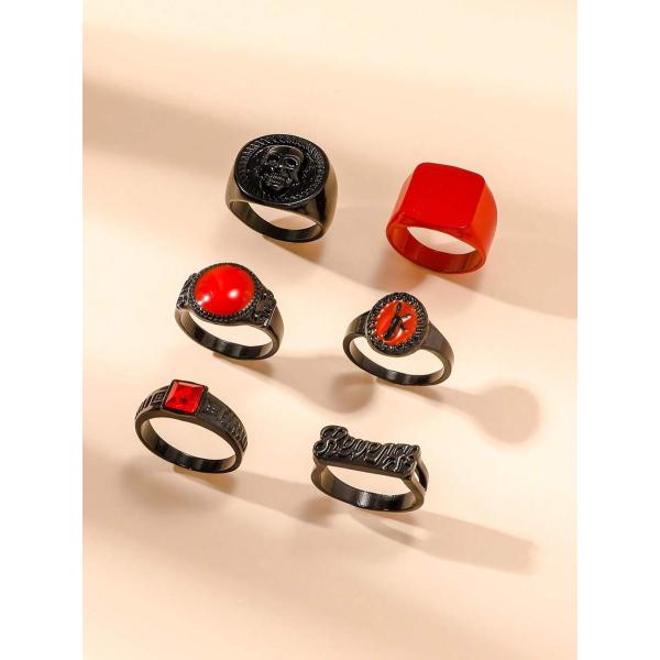 着用時期 : グラマラス要素 : スカルスタイル : ヒップホップカラー : ブラック素材 : 亜鉛合金性別 : 男性, カップル