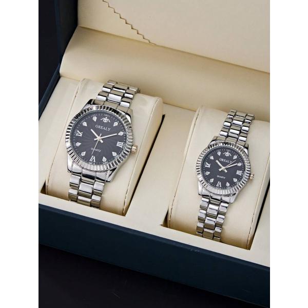 要素 : カップルスタイル : エレガント着用時期 : ギフト表示タイプ : ポインター時計の形状 : ラウンド性別 : 男性, レディースタイプ : カップル用腕時計素材 : 亜鉛合金含まれるボックス : ○ストラップ素材 : 亜鉛合金ケ...