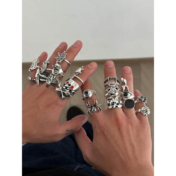 磁気 : No着用時期 : デイリー要素 : レタースタイル : カジュアルカラー : アンティークシルバー素材 : 亜鉛合金性別 : 男性