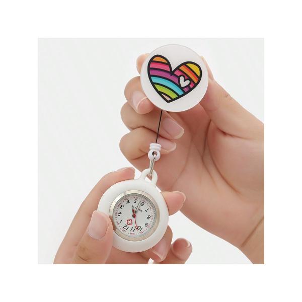 バッテリーを含む : 着用時期 : デイリーストラップ素材 : シリコン要素 : Rainbowスタイル : カジュアルカラー : ホワイト表示タイプ : ポインター素材 : シリコンケース素材 : 亜鉛合金電源 : 電池式(ボタン電池/コ...
