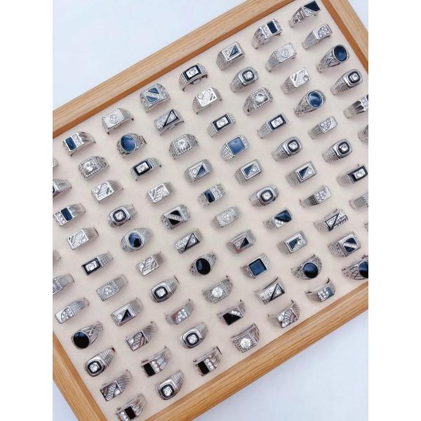 着用時期 : ギフト要素 : 多元素スタイル : Vintageスタイルタイプ : シルバーリング10点セットリング 素材 : 亜鉛合金性別 : 男性, カップル